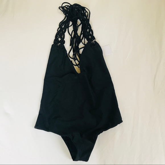 Mikoh | Swim | Mikoh Black Macrame Bathing Suit Sz Xs | Poshmark